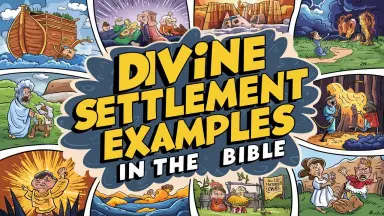 10 Divine Settlement Examples in the Bible