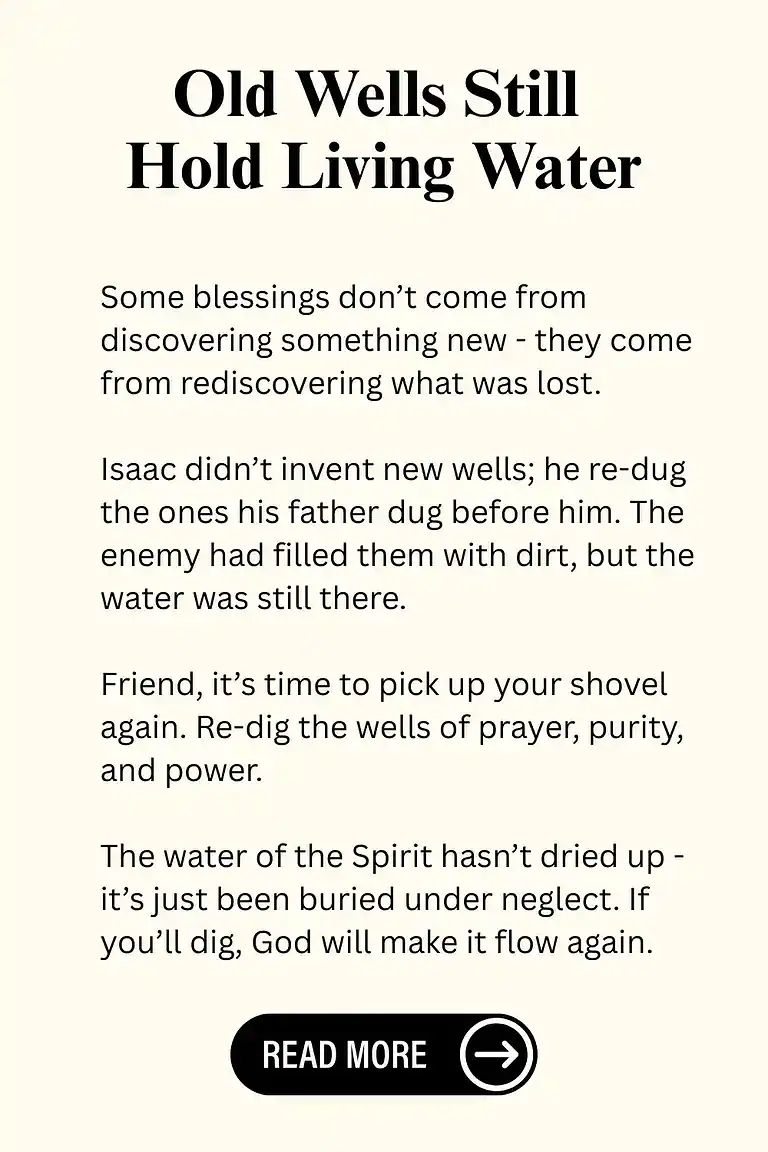 Wells in the Life of Isaac: A Symbolic Journey