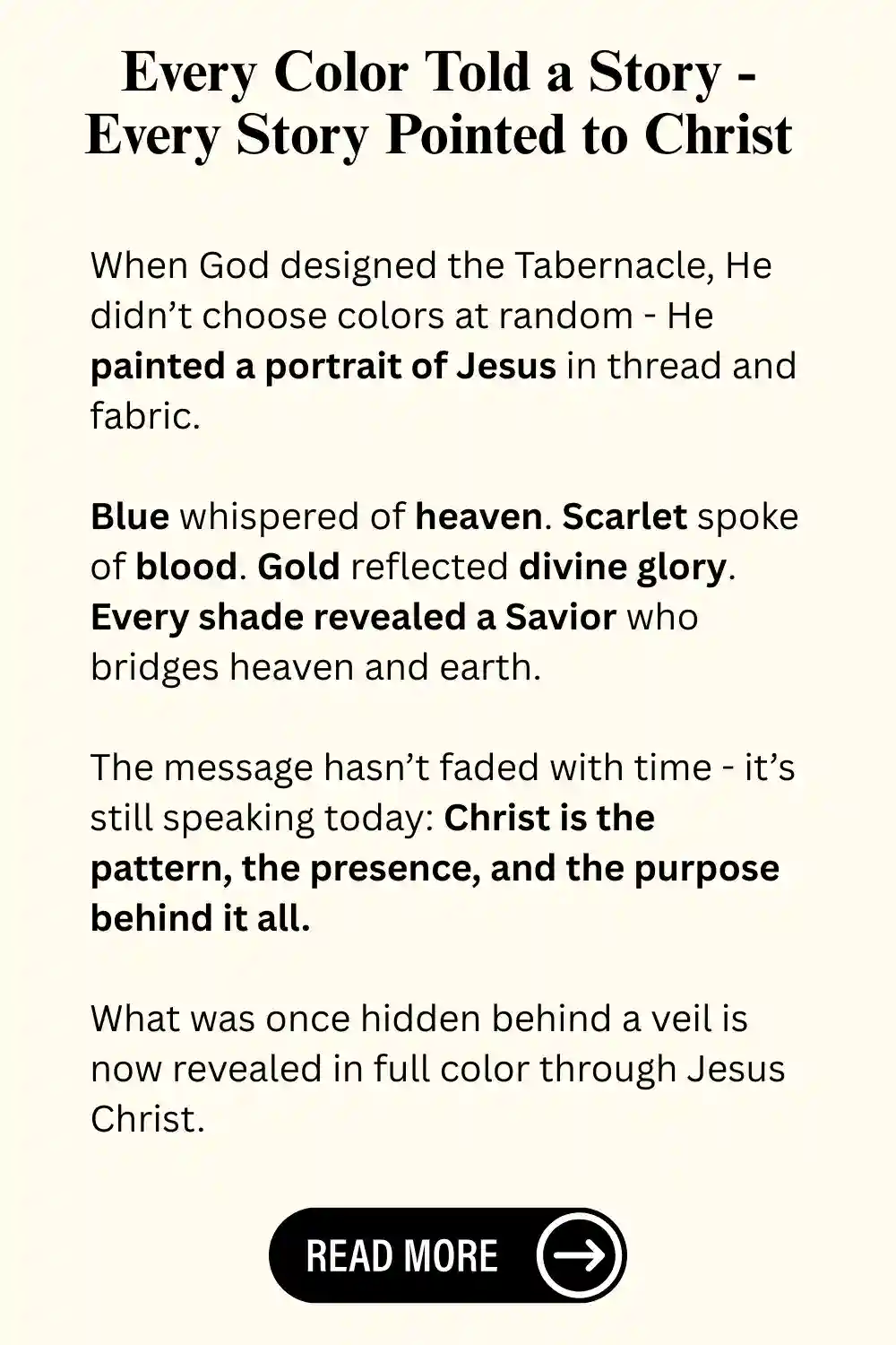 7 Symbolic Colors Used in the Tabernacle