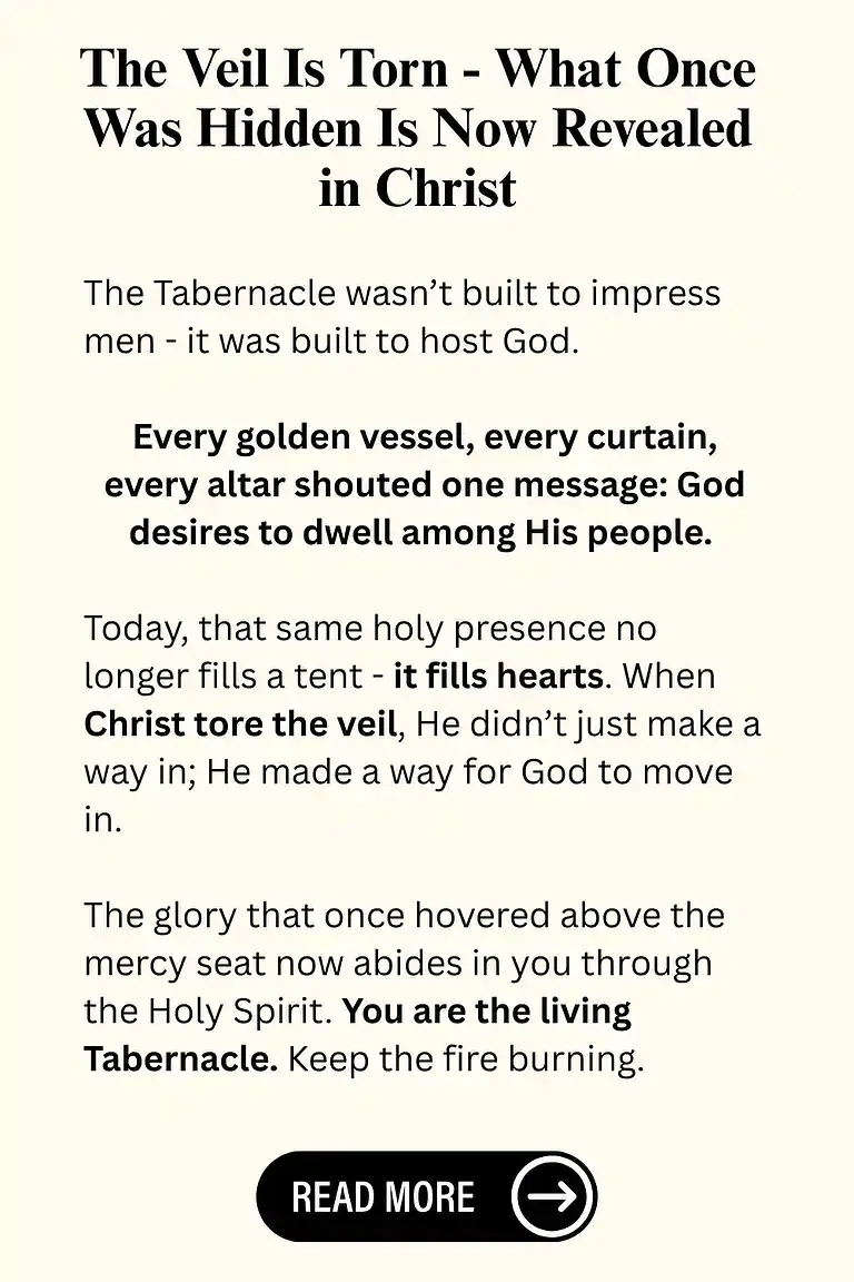 7 Sacred Items of the Tabernacle and Their Meanings