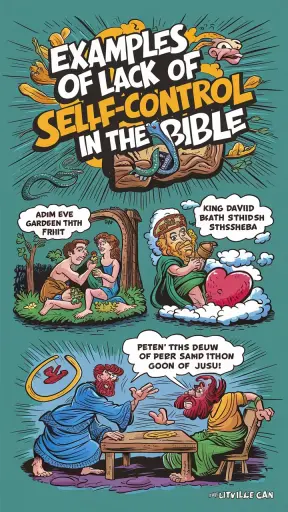 10 Biblical Examples of Lack of Self-Control