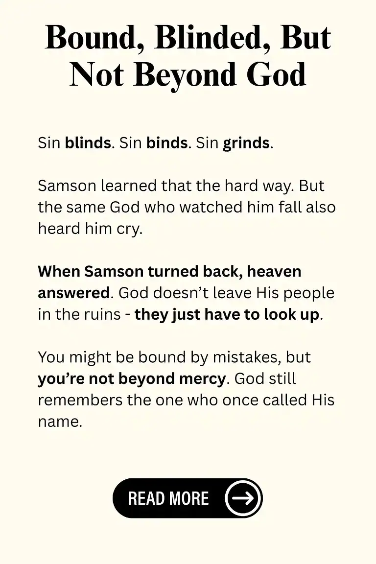 6 Moments That Defined Samson's Strength and Weakness