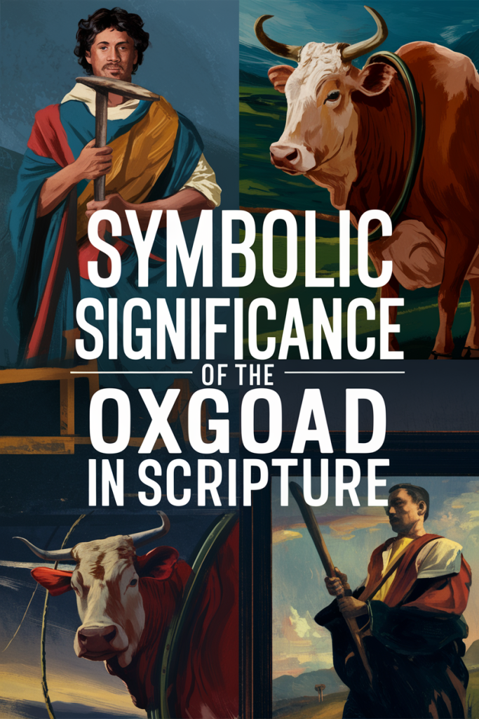 Beyond the Plow: Unveiling the Oxgoad's Multifaceted Roles in the Bible