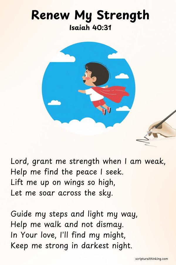 Isaiah 40:31 Bible Prayer Poems