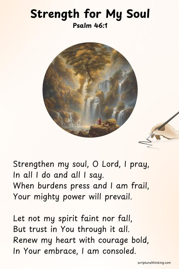 Psalm 46:1 Bible Prayer Poems