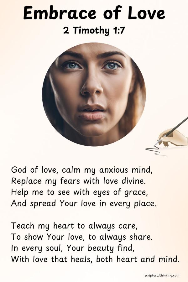 2 Timothy 1:7 in Song & Poems: Prayer for Power, Love, and a Sound Mind