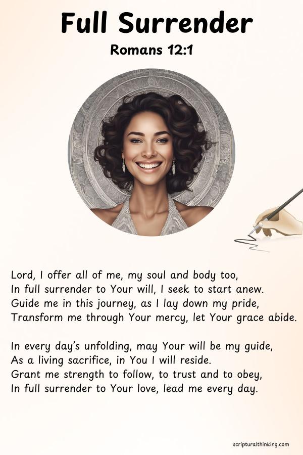 Surrender to God: A Worship Song Inspired by Romans 12:1