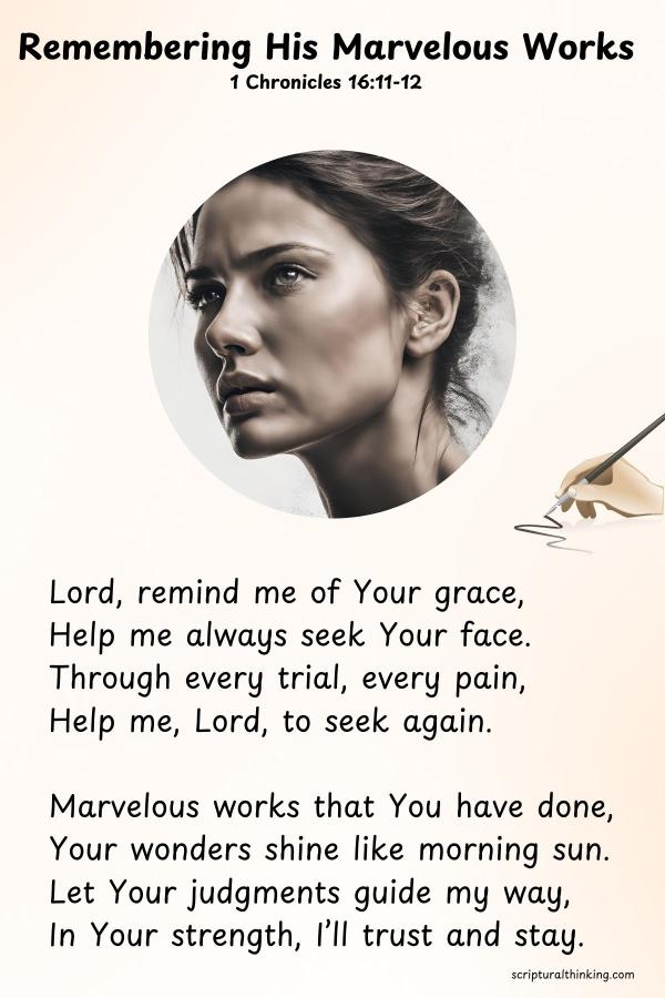 Seek the Lord and His Strength, Seek His Face Continually