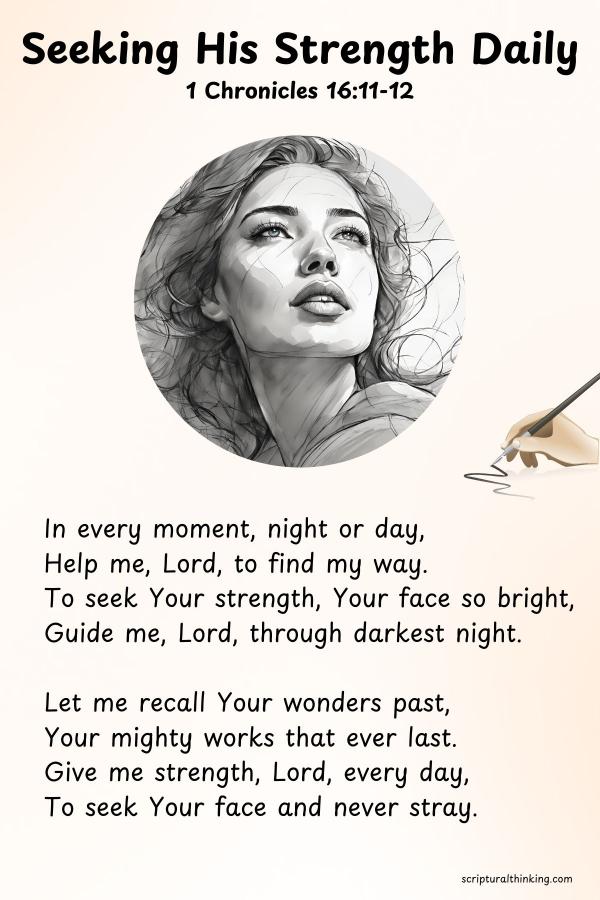 Seek the Lord and His Strength, Seek His Face Continually