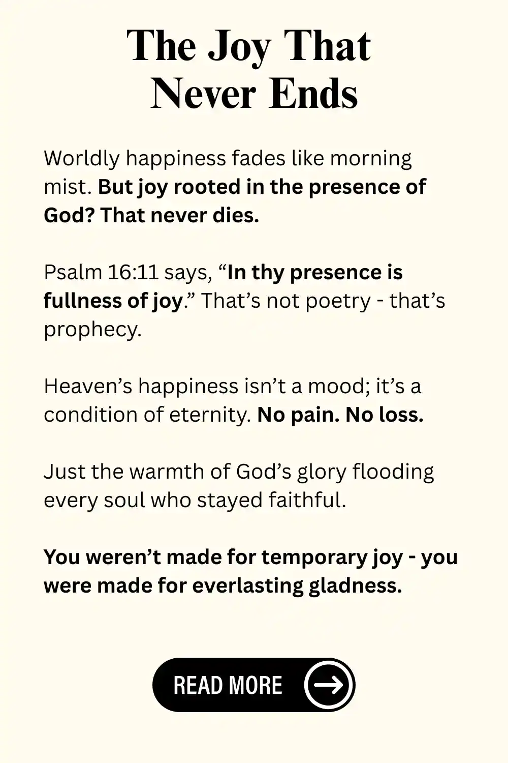 Eternal Joy: What the Bible Says About Heaven's Happiness