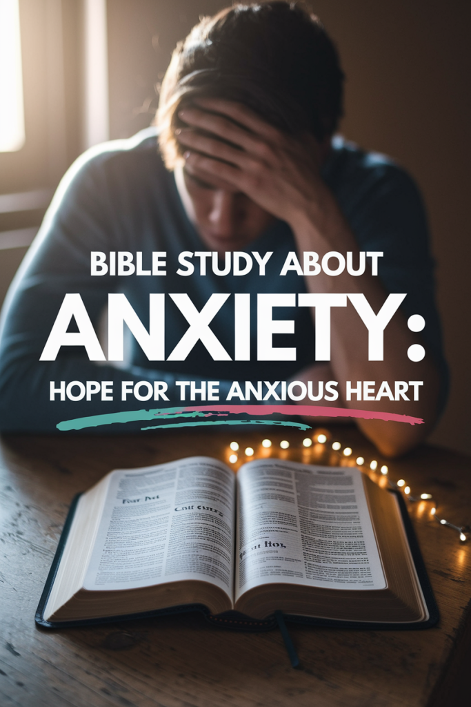Bible Study About Anxiety: Biblical Hope for the Anxious Heart