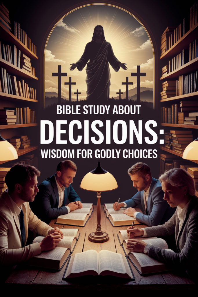 Bible Study About Making Decisions: Wisdom for Godly Choices
