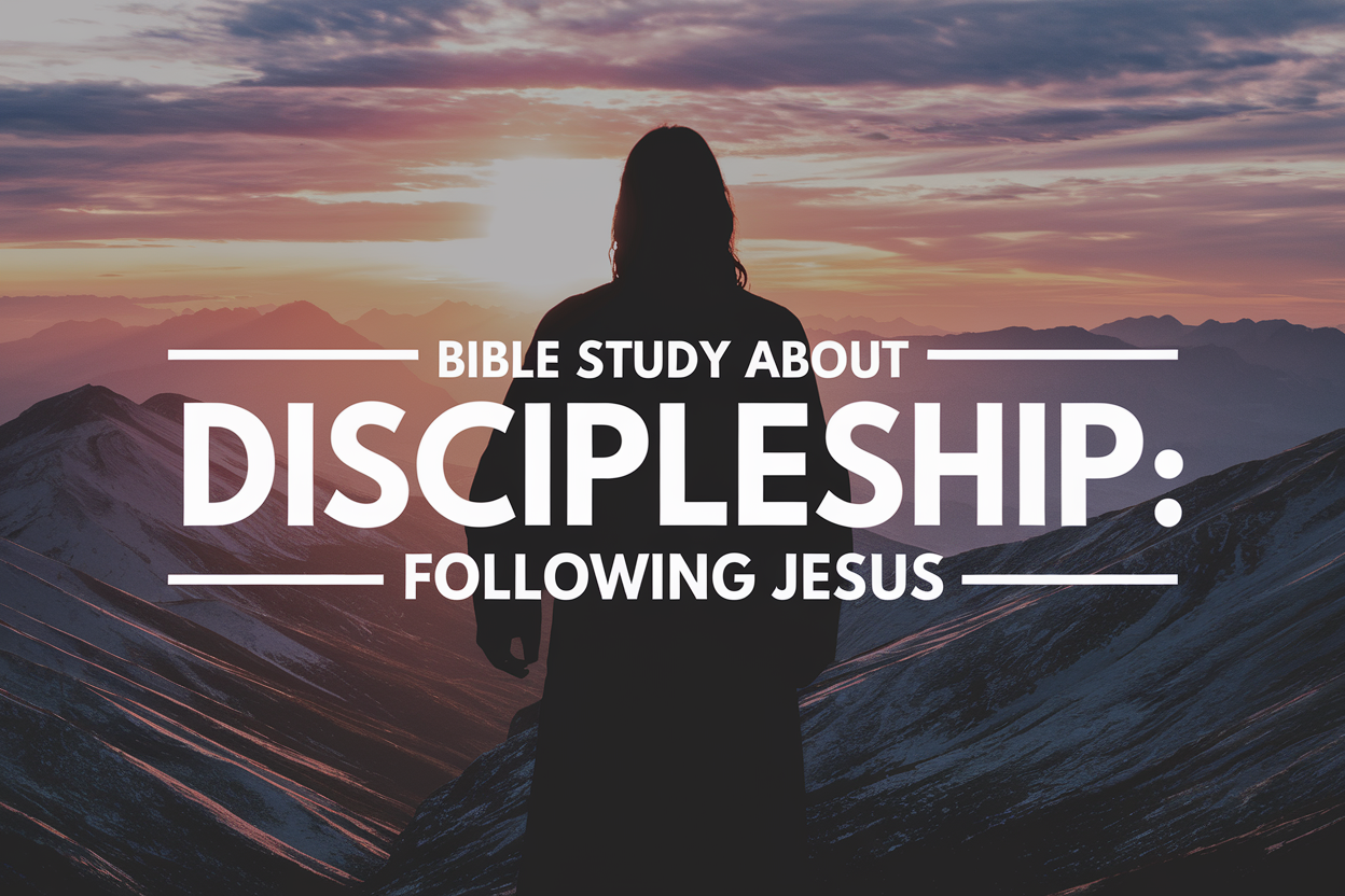 Bible Study About Discipleship: Following Jesus