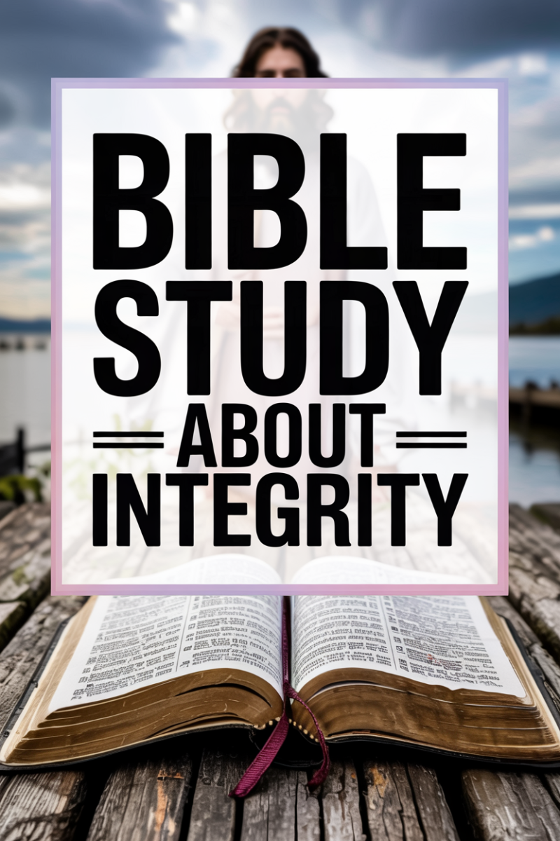 Bible Study About Integrity: Walking in Wholeness and Honesty