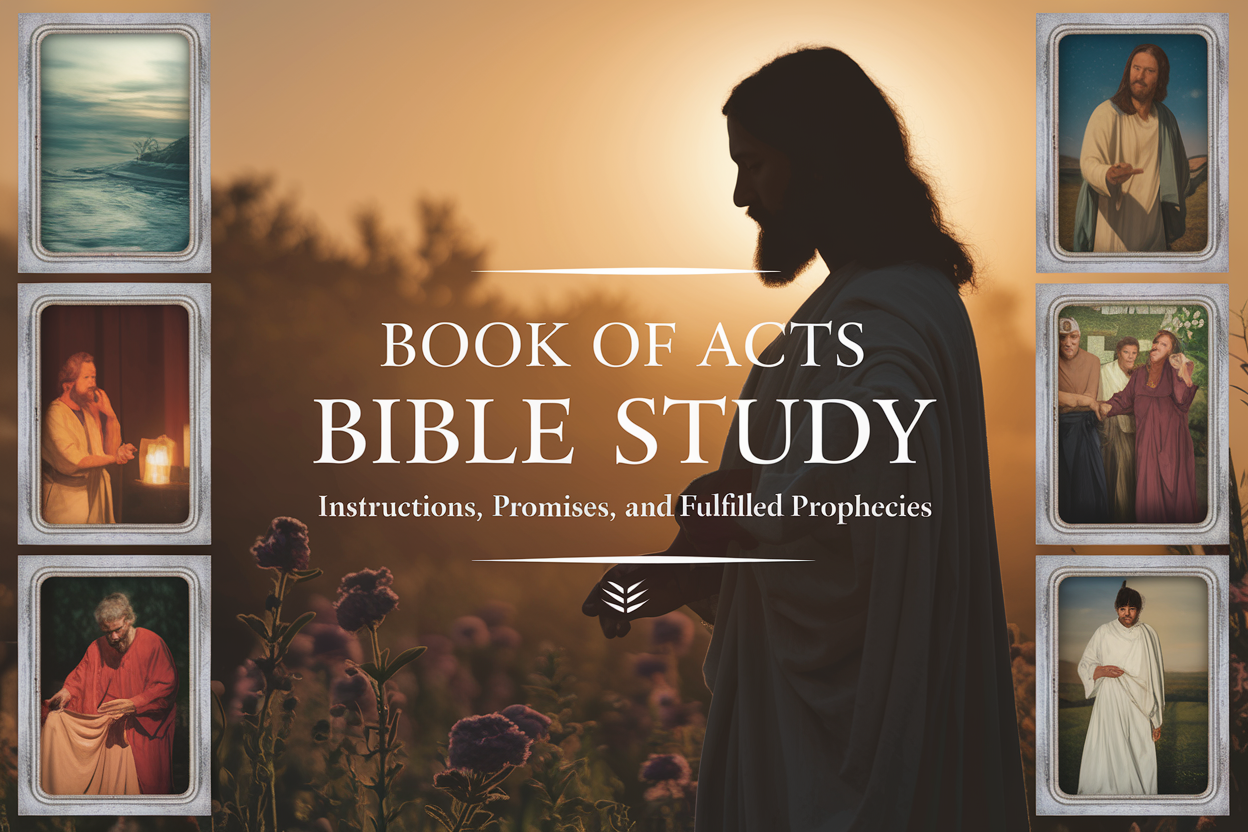 Book of Acts Bible Study – Instructions, Promises, and Fulfilled Prophecies