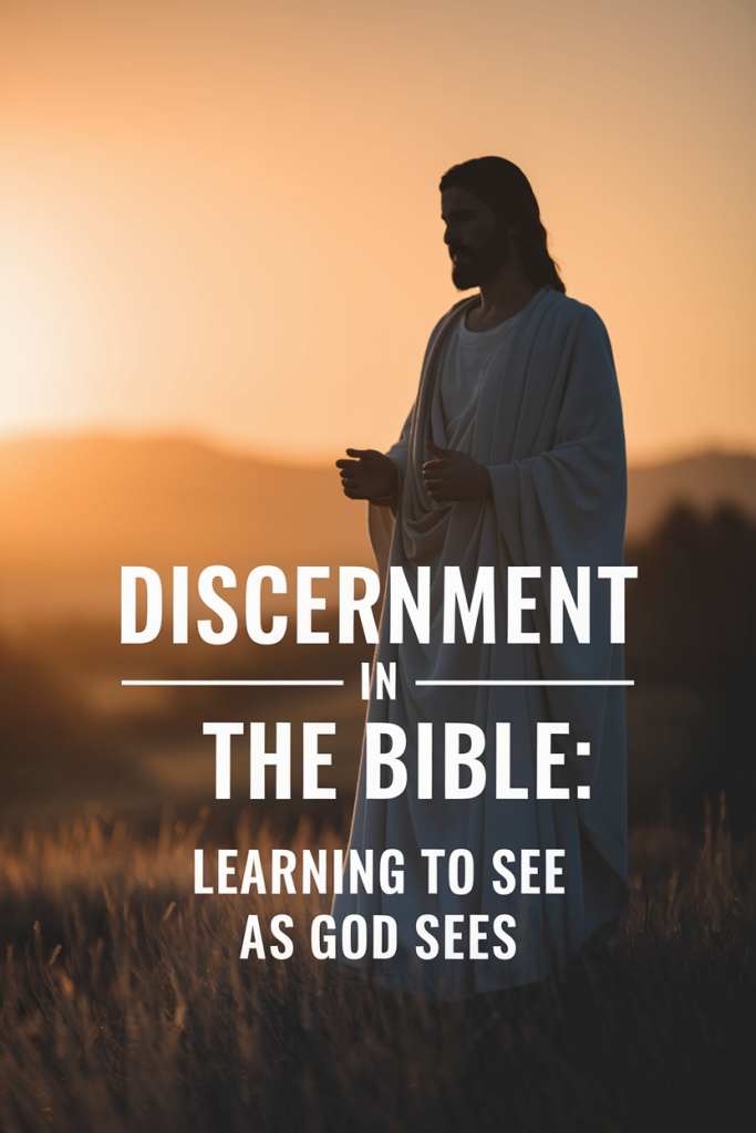Bible Study About Discernment: Learning to See as God Sees