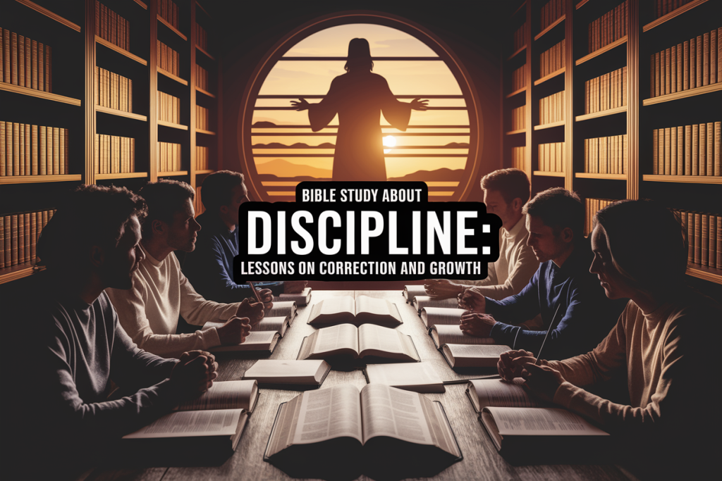 Bible Study About Discipline: Lessons on Correction and Growth