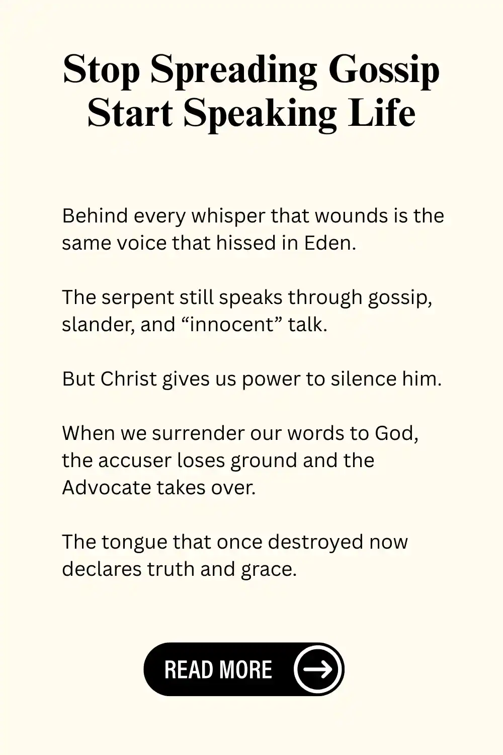 Bible Study About Gossip: Taming the Wild Tongue