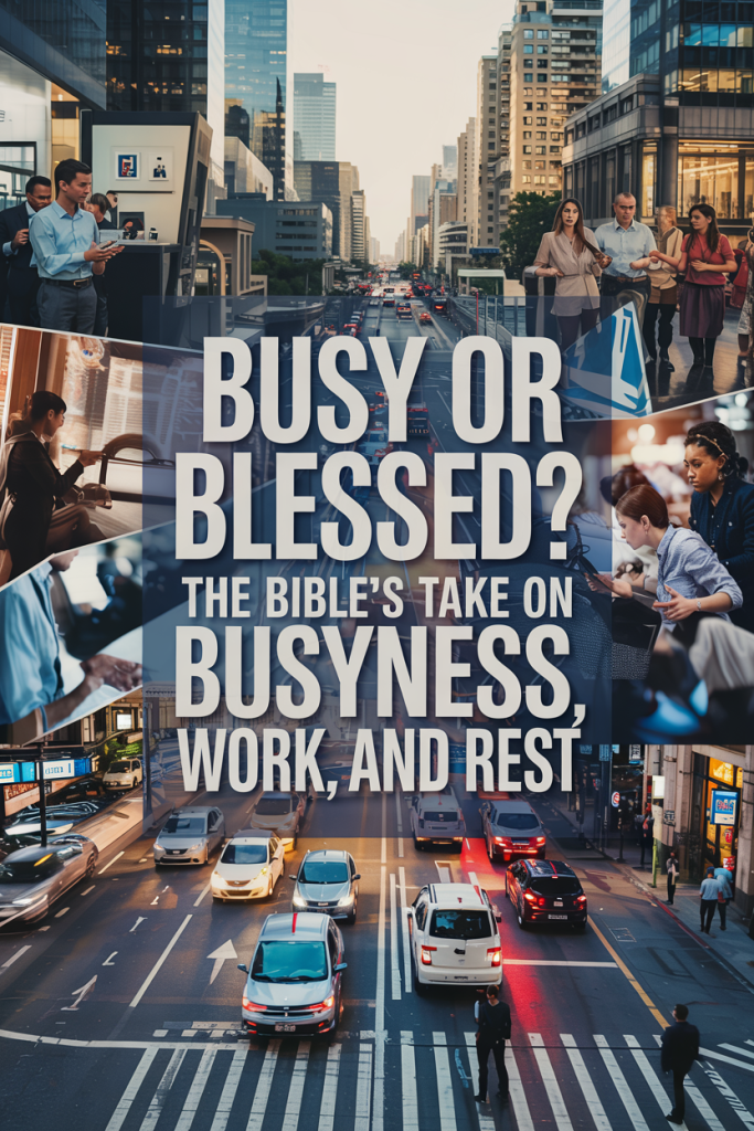 Busy or Blessed? The Bible’s Take on Busyness, Work, and Rest