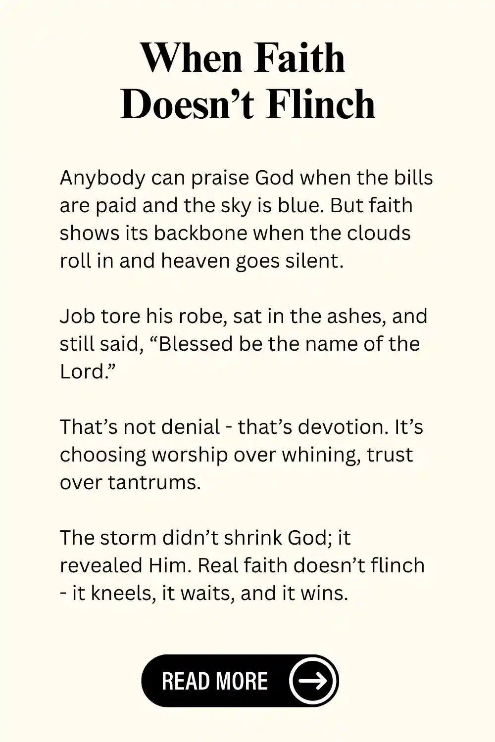 Bible Study About Job: Suffering, Faith, and Redemption