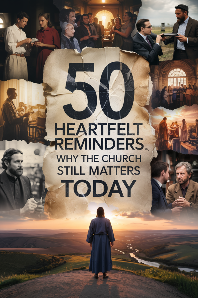 50 Heartfelt Reminders: Why the Church Still Matters Today - Scriptural ...