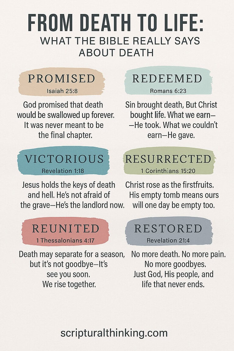 Bible Study About Death: Physical and Spiritual Realities