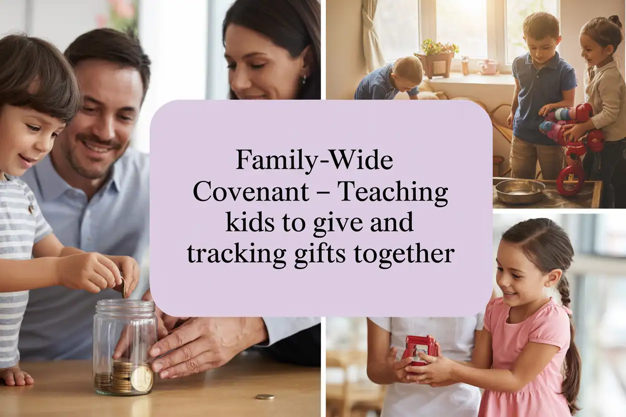 Family-Wide Covenant - Teaching kids to give and tracking gifts together