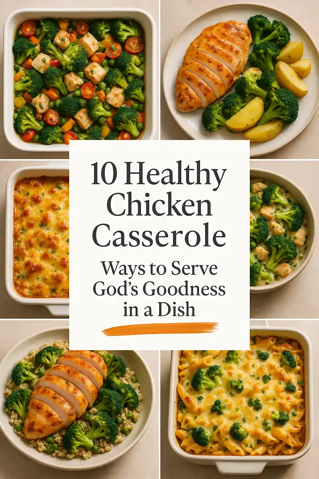 10 Healthy Chicken Casseroles: Ways to Serve God’s Goodness in a Dish