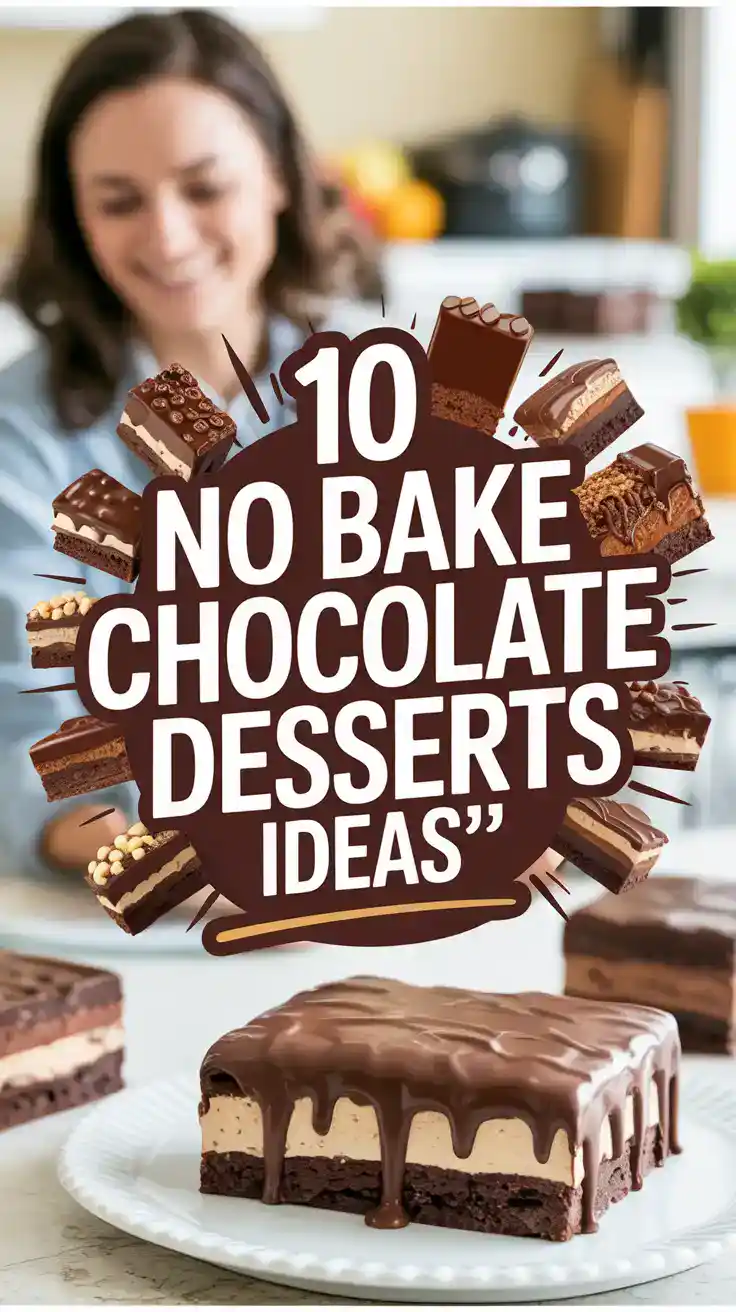 10 No Bake Chocolate Desserts Ideas