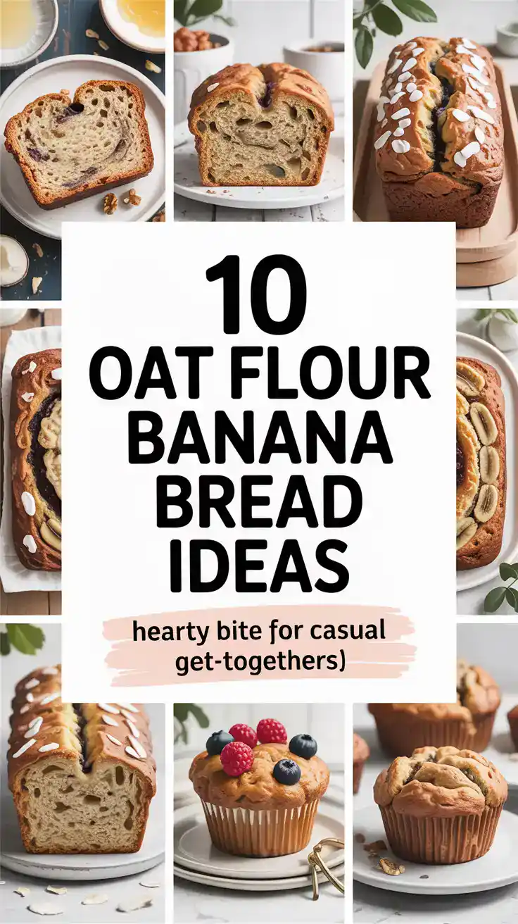10 Oat Flour Banana Bread Ideas: Hearty Bite for Casual Get‑Togethers