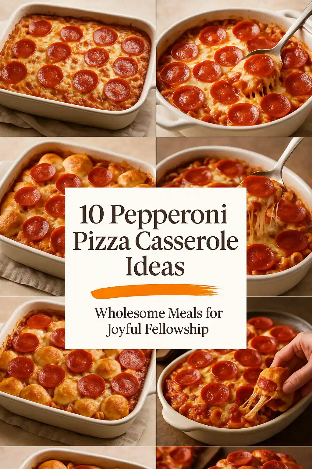 Pepperoni Pizza Casserole Ideas: Wholesome Meals for Joyful Fellowship