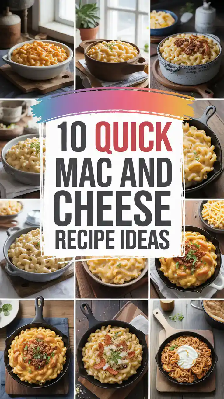 10 Quick Mac and Cheese Recipe Ideas: Speedy Options