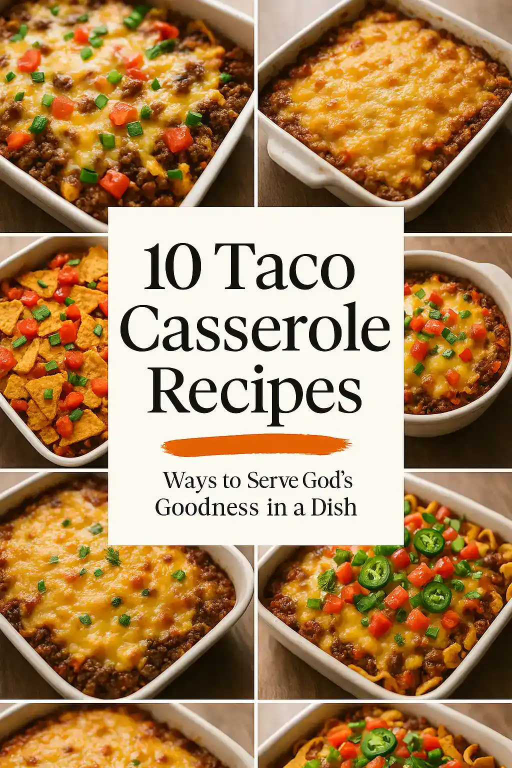 Taco Casserole Recipes: 10 Ways to Serve God’s Goodness in a Dish