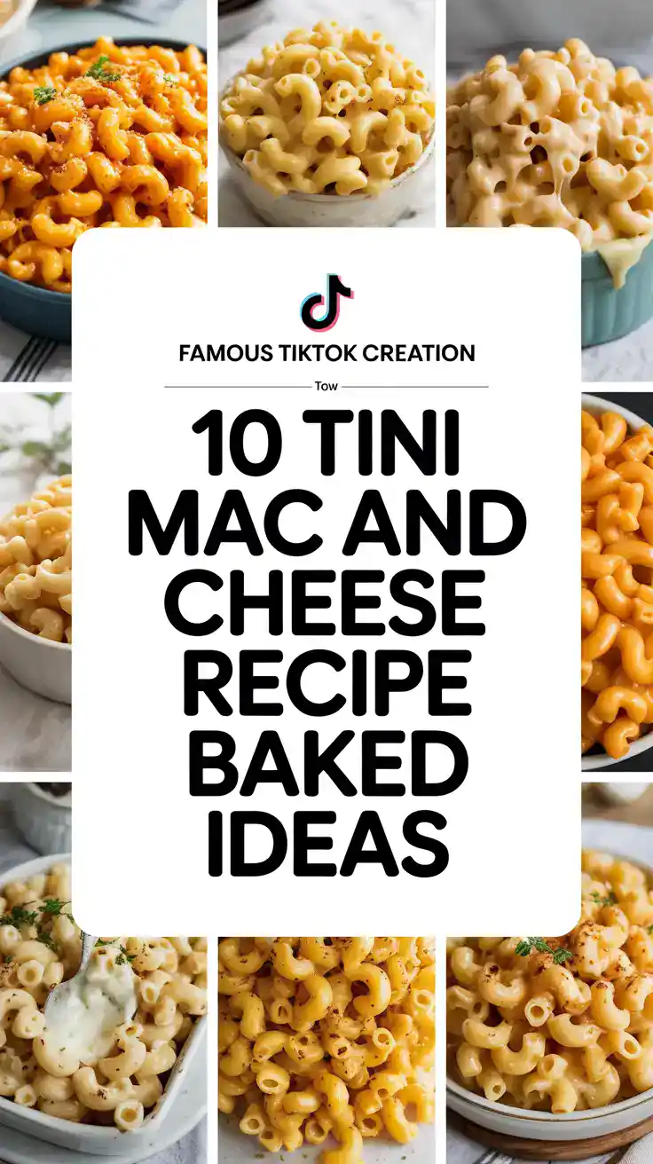 10 Tini Mac and Cheese Recipe Baked Ideas: Famous TikTok Creation
