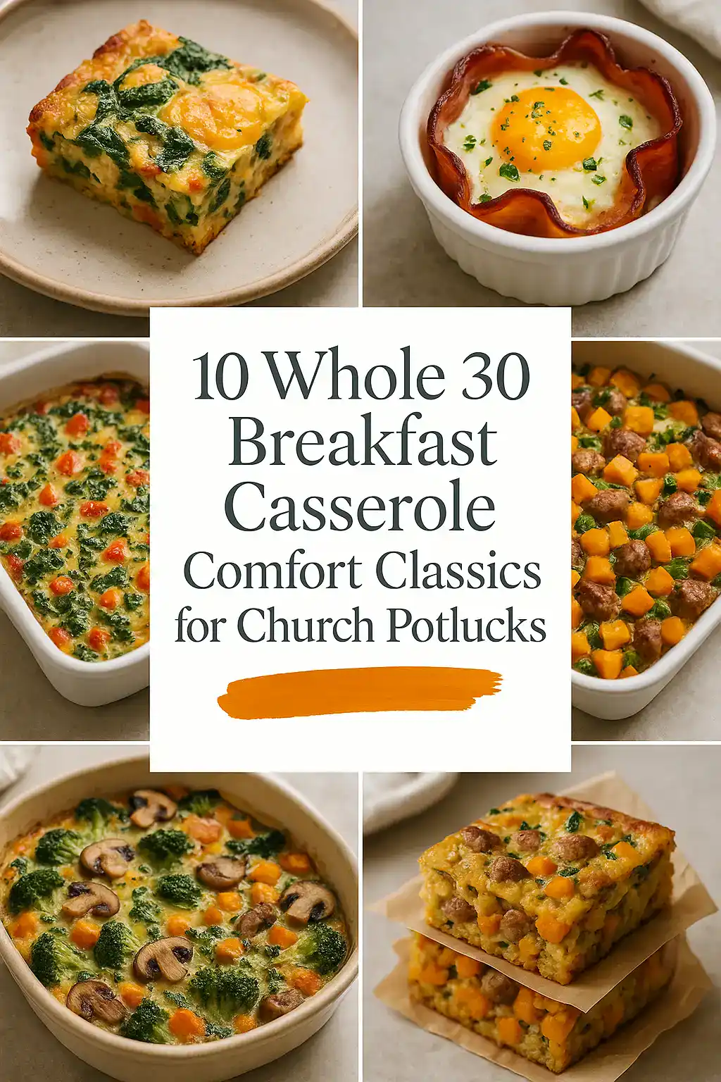 Whole 30 Breakfast Casserole Comfort Classics for Church Potlucks