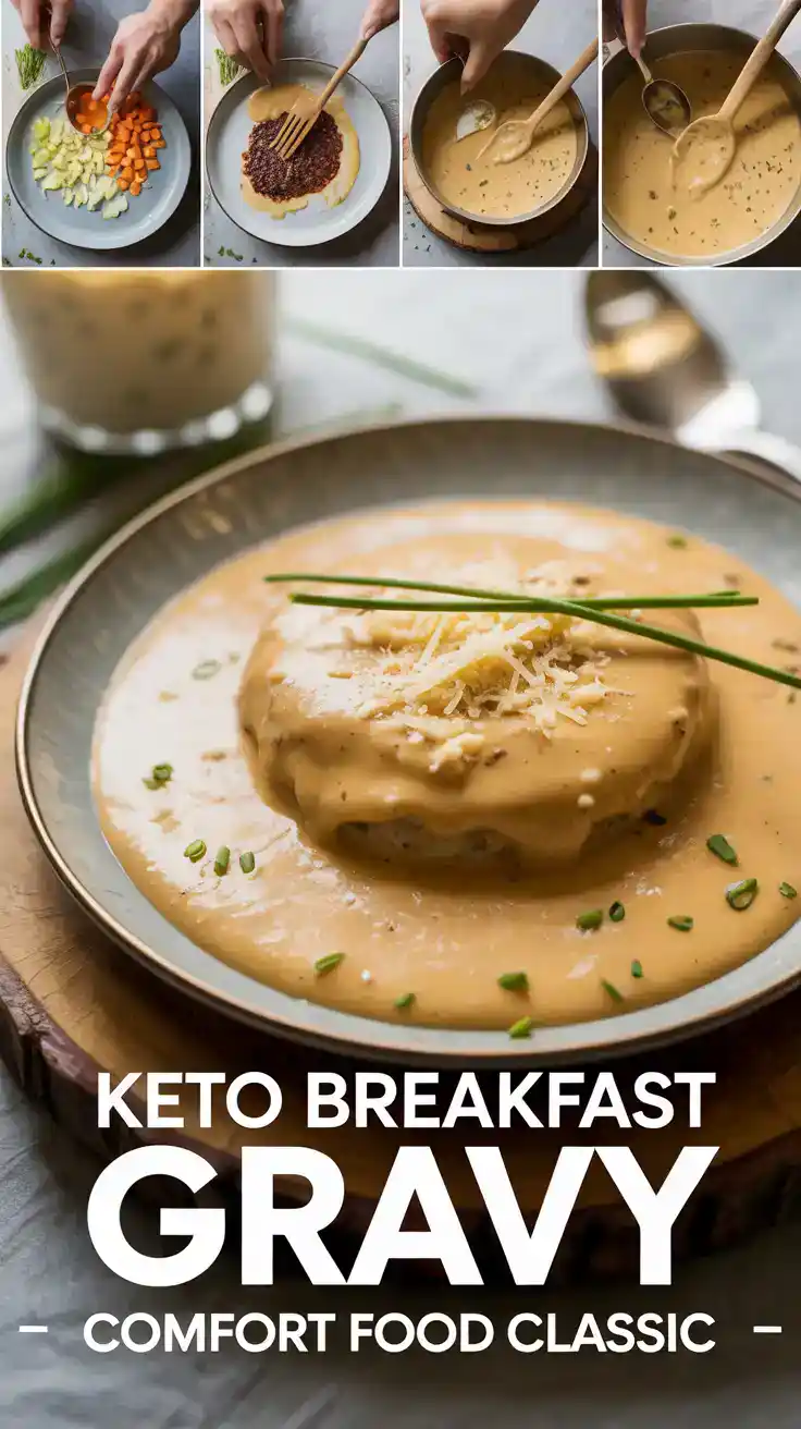 Keto Breakfast Gravy - Comfort Food Classic