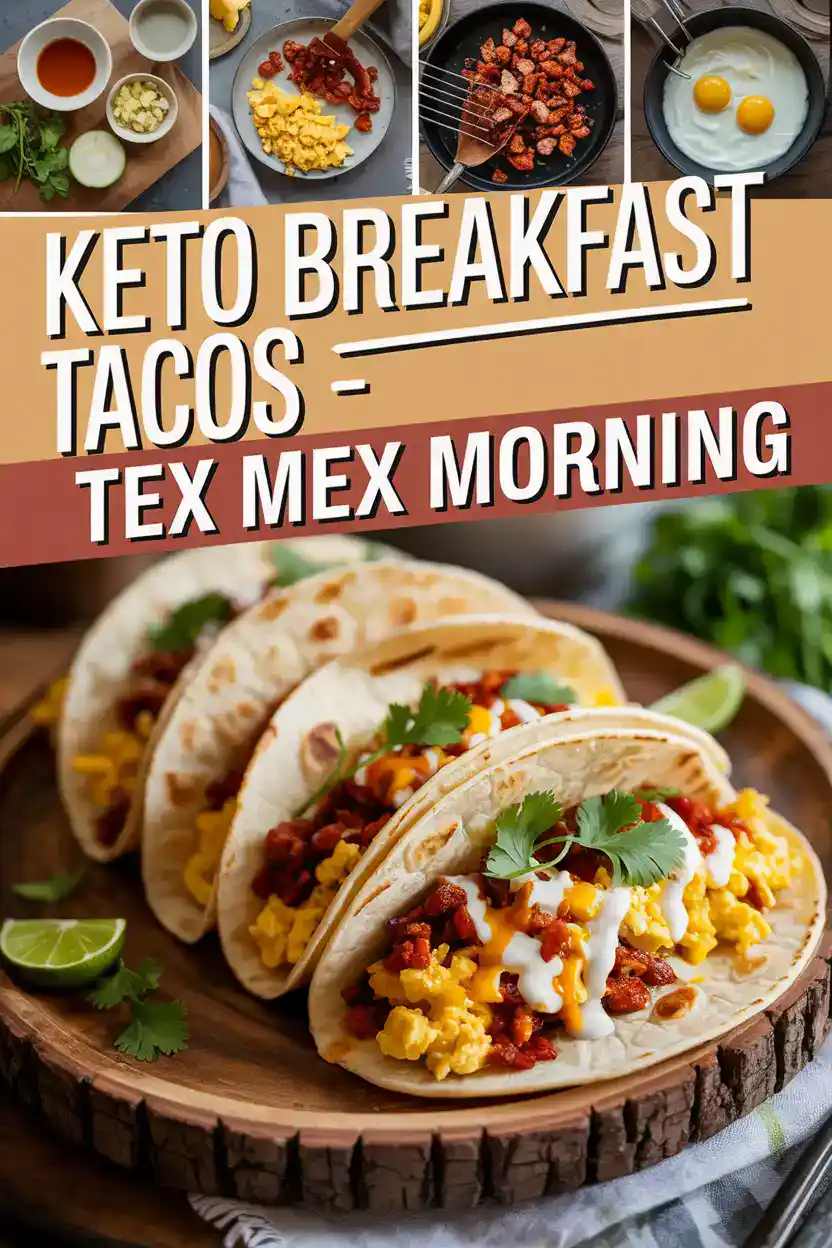 Keto Breakfast Tacos - Tex Mex Morning