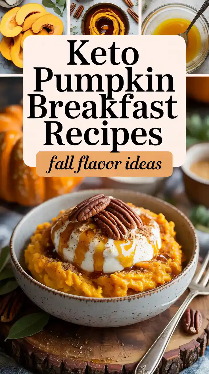 Keto Pumpkin Breakfast Recipes - Autumn Flavor Ideas
