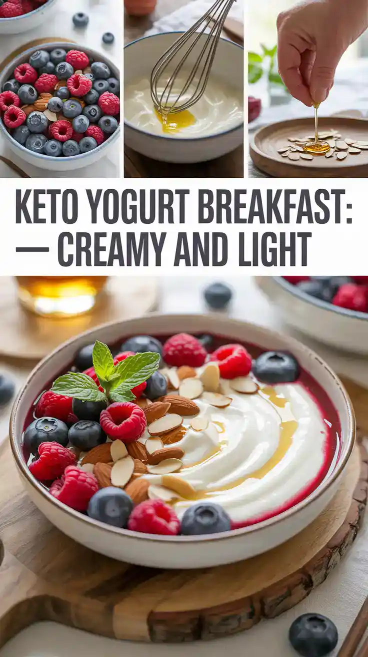 Keto Yogurt Breakfast - Creamy and Light