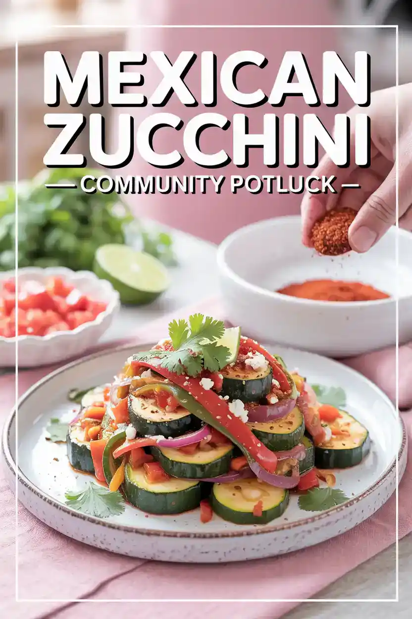 Mexican Zucchini - Community Potluck