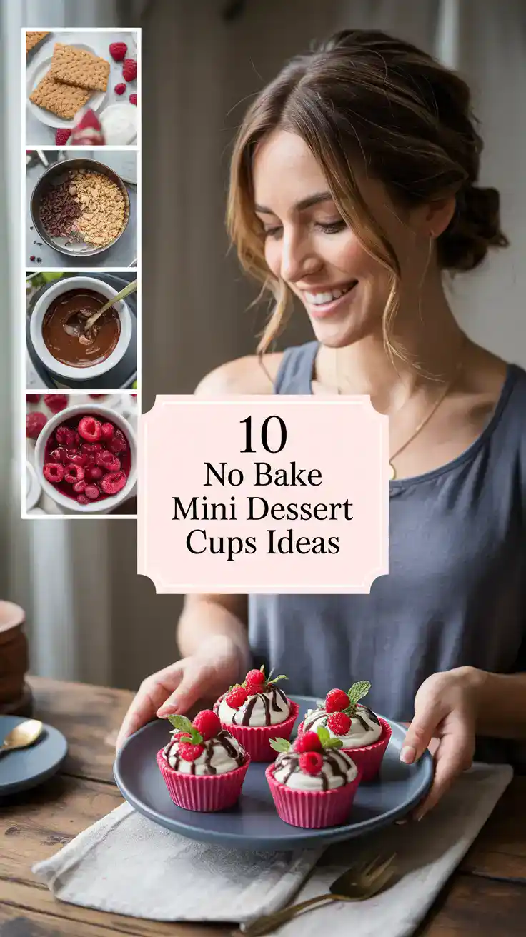 10 No Bake Mini Dessert Cups Ideas