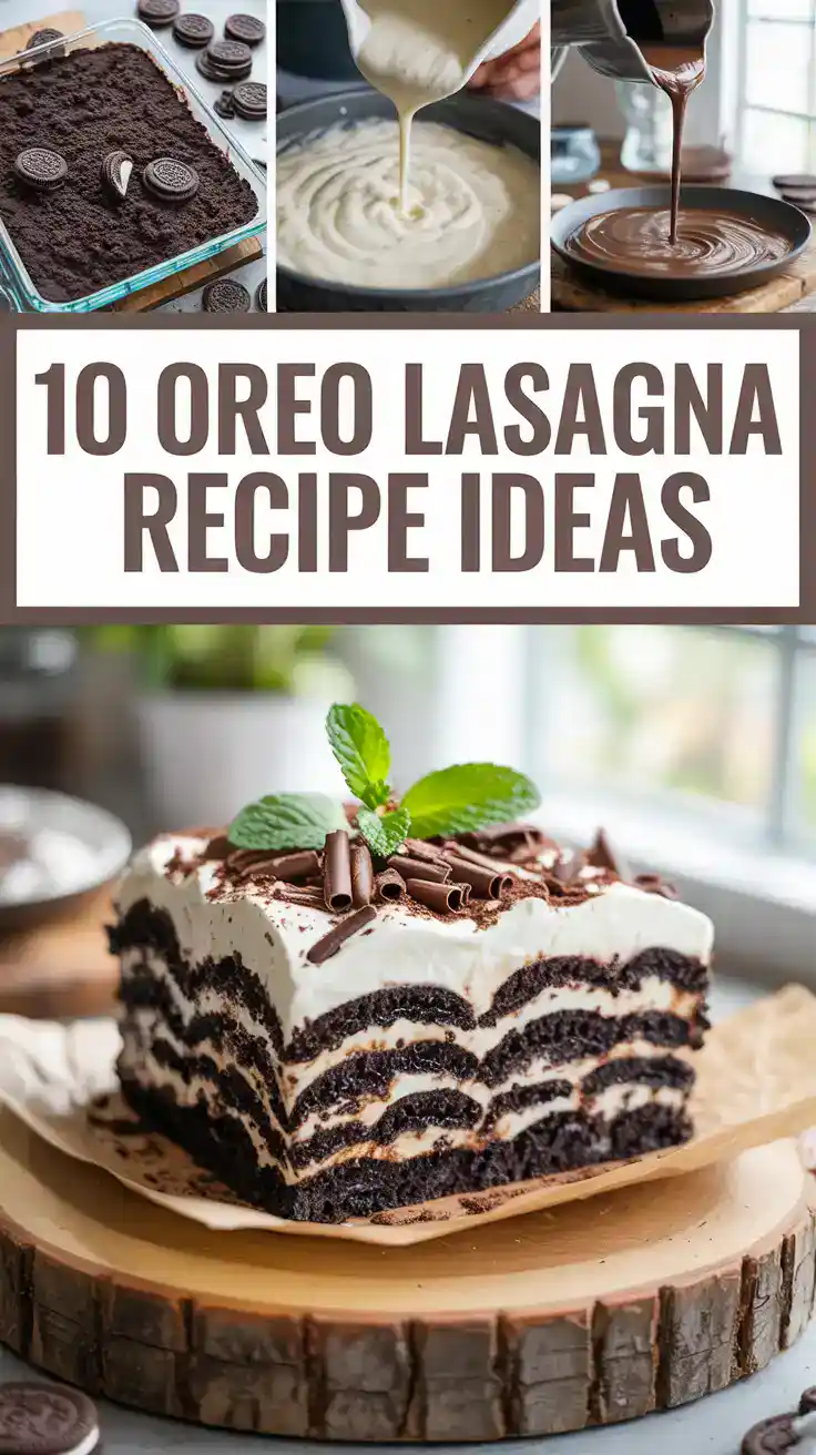 10 Oreo Lasagna Recipe Ideas