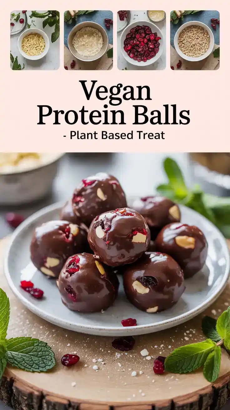 Vegan Protein Balls - Plant Based Treat