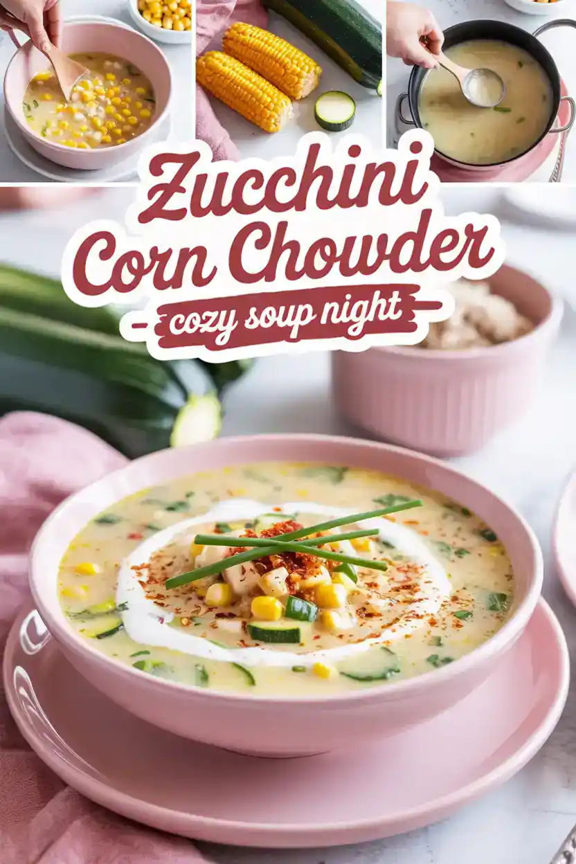 Zucchini Corn Chowder - Cozy Soup Night