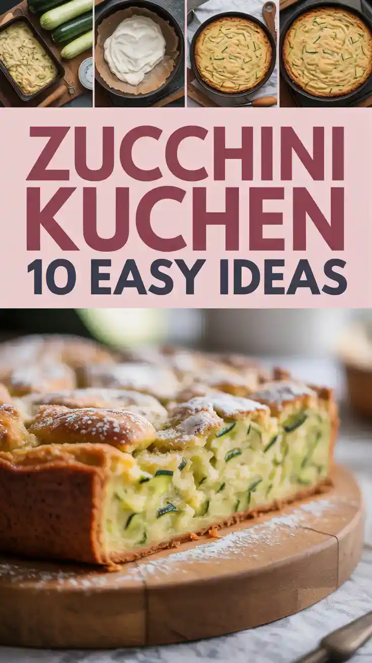 Zucchini Kuchen - Easy Ideas