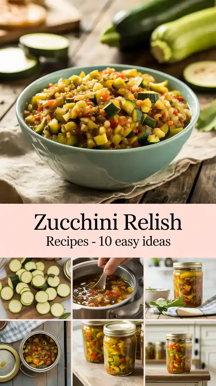 Zucchini Relish - Easy Ideas