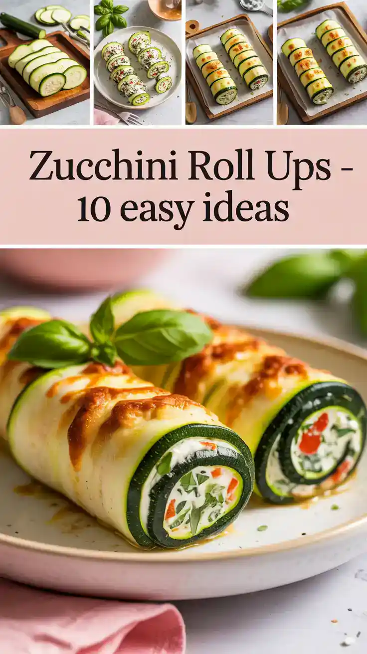 Zucchini Roll Ups - Easy Ideas