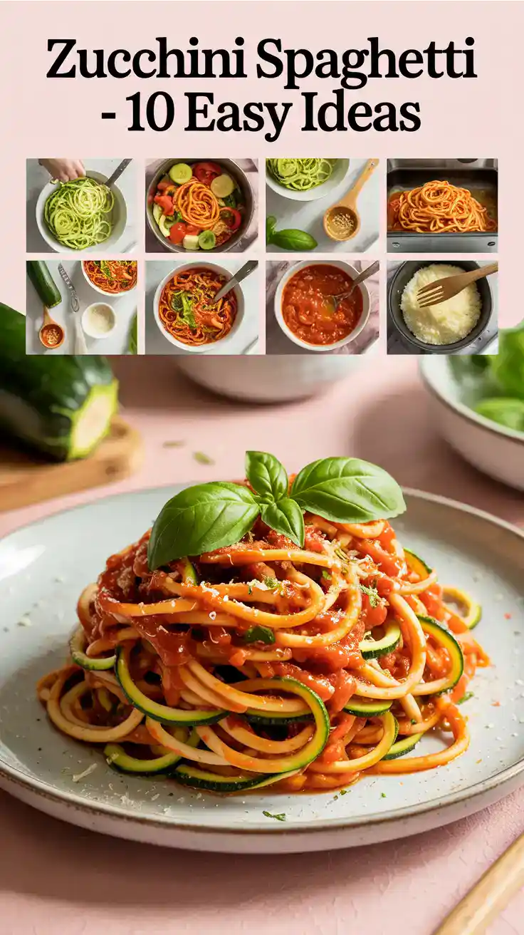 Zucchini Spaghetti - Easy Ideas