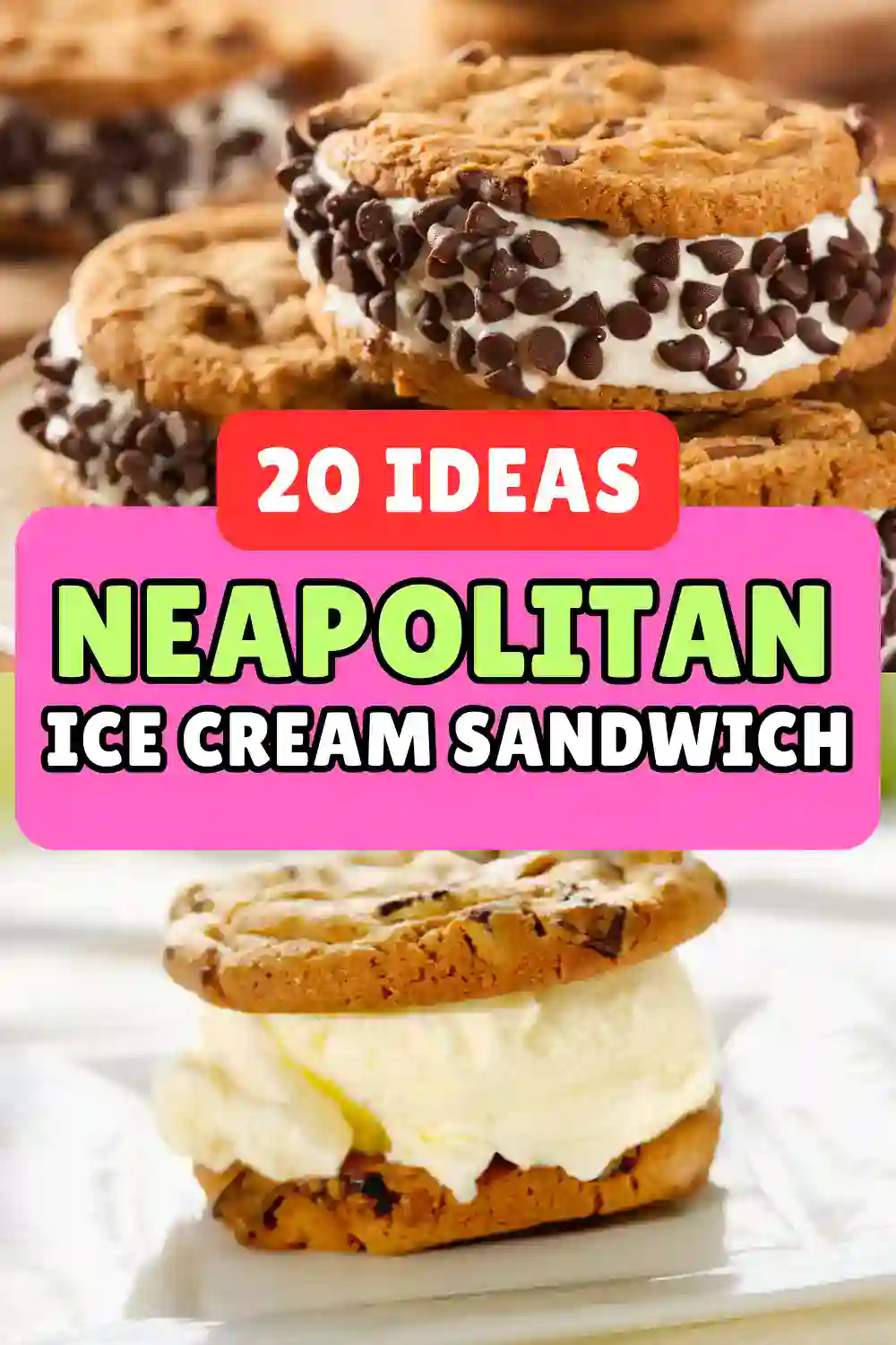 Fun Ways to Make Neapolitan Ice Cream Sandwiches at Home