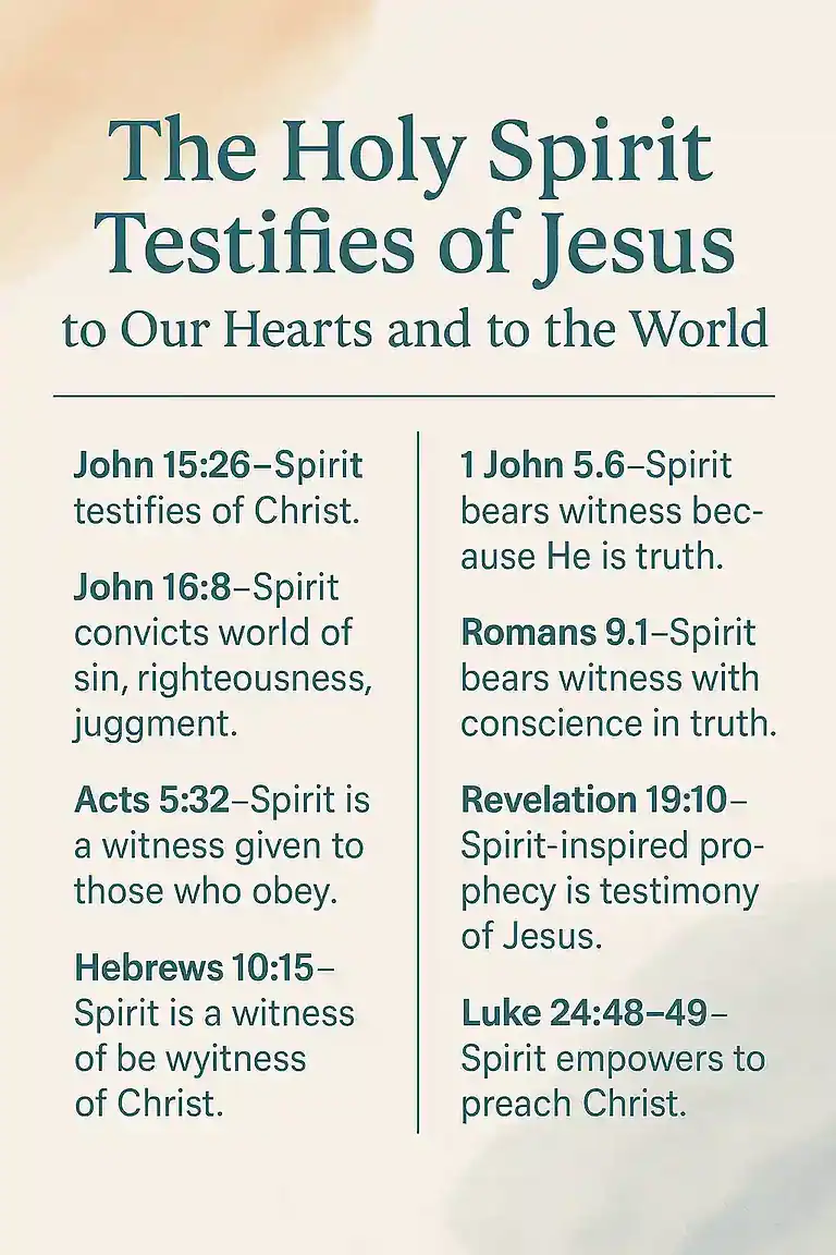 The Spirit as God’s Witness in Obedient Hearts